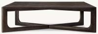 China Modern Square Coffee Table with Wood Top Stainless Steel Base 1200x1200x450mm for sale
