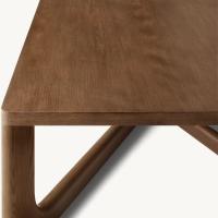 China Modern Square Coffee Table with Wood Top Stainless Steel Base 1200x1200x450mm for sale