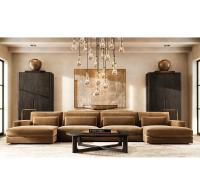 China Modern Solid Wood Round Coffee Table 300mm Height Stainless Steel Base Living Room Furniture for sale
