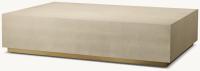 China Modern Light Luxury Square Wooden Coffee Table 1500x800x450mm Customizable for High End Living Room for sale