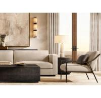China Modern Light Luxury Square Wooden Coffee Table 1500x800x450mm Customizable for High End Living Room for sale