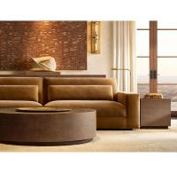 China Modern Light Luxury Solid Wood Coffee Table 1400x800x450 mm Custom Size and Color for Living Room for sale
