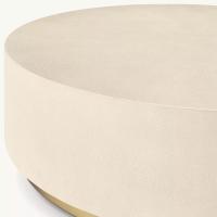 China Modern Light Luxury Solid Wood Coffee Table 1400x800x450 mm Custom Size and Color for Living Room for sale