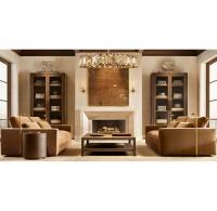 China Modern Stainless Steel Sintered Stone Coffee Table 1500x800x450 mm Living Room Furniture for sale