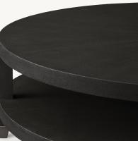 China Modern Luxury Coffee Table 900mm 1200mm 1500mm Diameter with Stainless Steel Base and Premium Surface Options for sale
