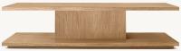 China Modern Coffee Table 1200x600x450mm Wood Top Stainless Steel Base Customizable for sale