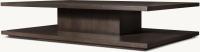 China Modern Coffee Table 1200x600x450mm Wood Top Stainless Steel Base Customizable for sale