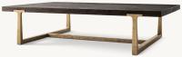 China Modern Luxury Sintered Stone Coffee Table 1200-1700mm Customizable Stainless Steel Base Furniture for sale
