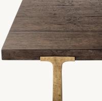 China Modern Luxury Sintered Stone Coffee Table 1200-1700mm Customizable Stainless Steel Base Furniture for sale