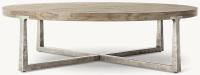 China Modern Round Coffee Table 300mm Height with Stainless Steel Base - Custom Wood, Stone or Glass Top Options for sale