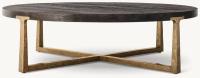 China Modern Round Coffee Table 300mm Height with Stainless Steel Base - Custom Wood, Stone or Glass Top Options for sale