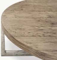 China Modern Round Coffee Table 300mm Height with Stainless Steel Base - Custom Wood, Stone or Glass Top Options for sale