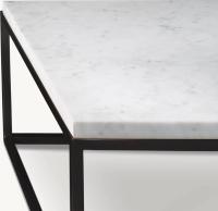 China Modern Stainless Steel Sintered Stone Coffee Table 1200x600x450mm Customizable Size for Living Room for sale