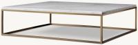 China Modern Stainless Steel Sintered Stone Coffee Table 1000x1000x450mm Customizable Size for Living Room for sale