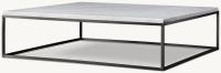 China Modern Stainless Steel Sintered Stone Coffee Table 1000x1000x450mm Customizable Size for Living Room for sale