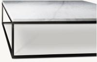 China Modern Stainless Steel Sintered Stone Coffee Table 1000x1000x450mm Customizable Size for Living Room for sale