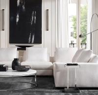 China Modern Stainless Steel Sintered Stone Coffee Table 900mm 1200mm 1500mm Round Living Room Furniture for sale