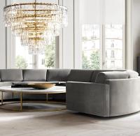 China Modern Stainless Steel Sintered Stone Coffee Table 900mm 1200mm 1500mm Round Living Room Furniture for sale