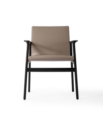 China Modern Office Solid Wood Armchair Brown Rosewood Version - Executive Chair with Ergonomic Design for sale