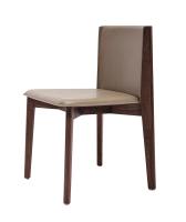 China Square Rosewood Office Chair - 18 Inch Seat Height with Premium Wood Construction for Professional Workspaces for sale