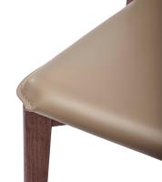 China Square Rosewood Office Chair - 18 Inch Seat Height with Premium Wood Construction for Professional Workspaces for sale