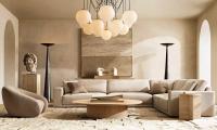 China Modern Solid Wood Coffee Table with Stainless Steel and Ceramic Top 1200mm 1500mm for sale