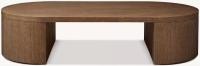 China Modern Luxury Solid Wood Coffee Table with Stainless Steel and Ceramic Top 1300x600x450 mm for sale