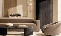 China Modern Luxury Solid Wood Coffee Table with Stainless Steel and Ceramic Top 1300x600x450 mm for sale
