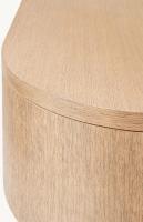 China Modern Luxury Solid Wood Coffee Table with Stainless Steel and Ceramic Top 1300x600x450 mm for sale