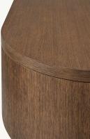 China Modern Luxury Solid Wood Coffee Table with Stainless Steel and Ceramic Top 1300x600x450 mm for sale