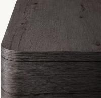 China Modern Solid Wood Coffee Table with Stainless Steel and Ceramic Top 1300x700x360mm for sale