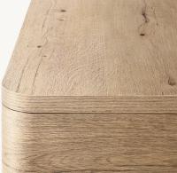 China Modern Solid Wood Coffee Table with Stainless Steel and Ceramic Top 1300x700x360mm for sale