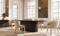 China Custom Stainless Steel Console Table 1200-2000mm with Sintered Stone, Wood, Glass or Ceramic Top for sale