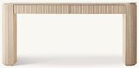 China Modern Walnut Console Table with Roller Shutter Door Cabinet - 1200mm to 2000mm Sizes, Stainless Steel Frame for sale