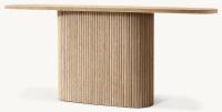 China Modern Bedroom Console Table 1200-2000mm with Roller Shutter Door and Custom Wood/Glass/Ceramic Top for sale