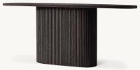 China Modern Bedroom Console Table 1200-2000mm with Roller Shutter Door and Custom Wood/Glass/Ceramic Top for sale