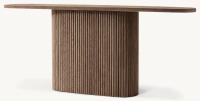 China Modern Bedroom Console Table 1200-2000mm with Roller Shutter Door and Custom Wood/Glass/Ceramic Top for sale