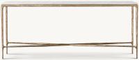 China Modern Bedroom Console Table with Stainless Steel Frame and Glass Top - 1200mm to 2000mm Sizes Available for sale
