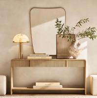 China Stainless Steel Sintered Stone Modern Console Table 2000mm for Bedroom with Custom Sizes 900-2000mm for sale