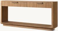 China CT-006 Modern Console Table with Roller Shutter Door Cabinet - 900mm to 2000mm Sizes, Stainless Steel Frame for sale