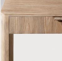 China CT-006 Modern Console Table with Roller Shutter Door Cabinet - 900mm to 2000mm Sizes, Stainless Steel Frame for sale