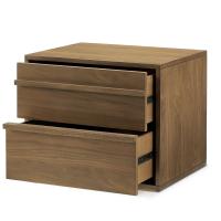 China Nordic Bedside Table BT-1066 Modern Furniture 2360×1890×1940mm Stainless Steel Drawer for sale