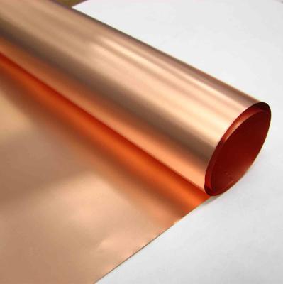 China 200 Degree 1N/Mm Thin ED Copper Foil 99.8% Purity None Pinholes for sale