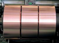 China 0.05mm Thickness Copper Foil Strips , Mill Finish Battery Copper Foil Laminate for sale