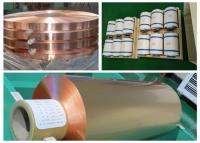 China Color Uniformity Copper Flashing Rolls , ISO RA Annealed Soft Copper Foil for sale