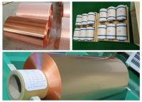 China 10um Lithium Battery Copper Foil Roll , RA Double Shiny Thin Copper Foil for sale