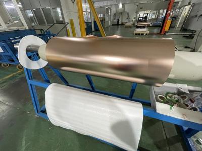China Blackened Rolled Copper foil With black matte side70um 35um used in Flexible Copper Clad Laminate for sale