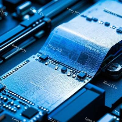 China Custom Rigid Flex PCB PCBA with 2-48 Layers, 3/3mil Trace/Spacing and ENIG/Immersion Silver Finishes for sale