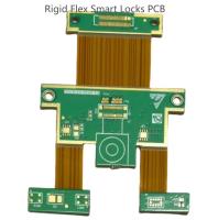 China Polyimide FR4 Rigid Flex PCB 2-48 Layers with 3/3mil Trace/Spacing for Smart Locks and Security Cameras for sale