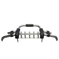 China Dongsui 4x4 Auto Part Pickup Truck Stainless Steel U-Shaped Grille Bumper Bull Bar For Hilux Hiace for sale